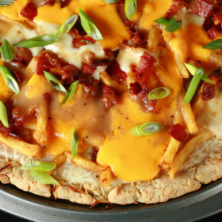 Gluten-Free Bacon Poutine Pizza - Beyond Flour