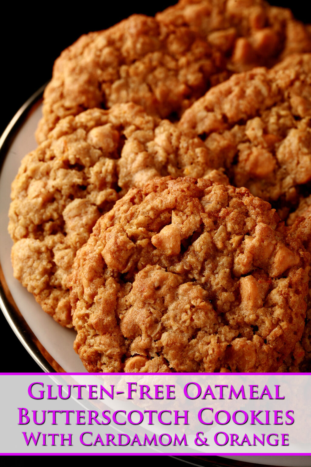 Oatmeal Butterscotch Cardamom Cookies - Beyond Flour