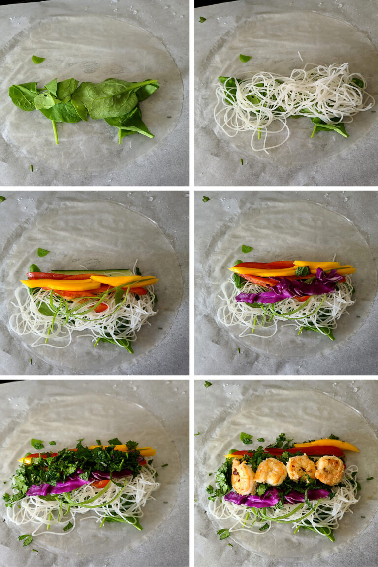 Mango Shrimp Spring Rolls - Beyond Flour