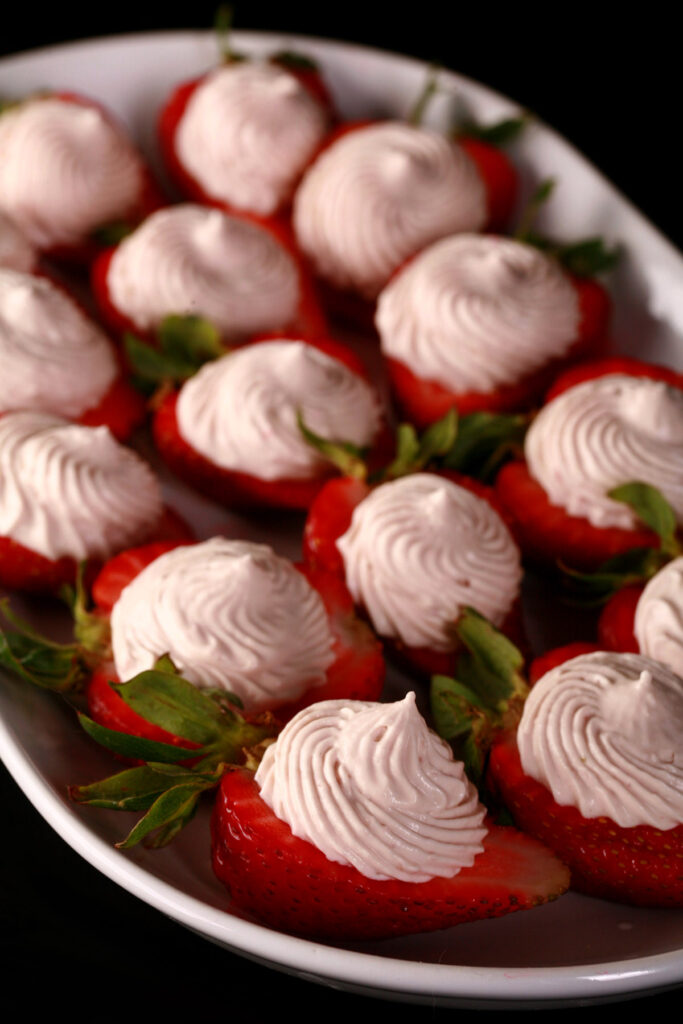 The BEST Deviled Strawberries Recipe - Beyond Flour