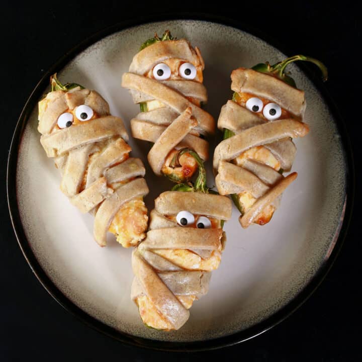 Gluten Free Mummy Jalapeno Poppers - Beyond Flour