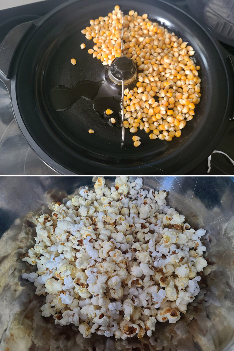 Easy Glazed Halloween Popcorn Recipe [Jello Popcorn] - Beyond Flour