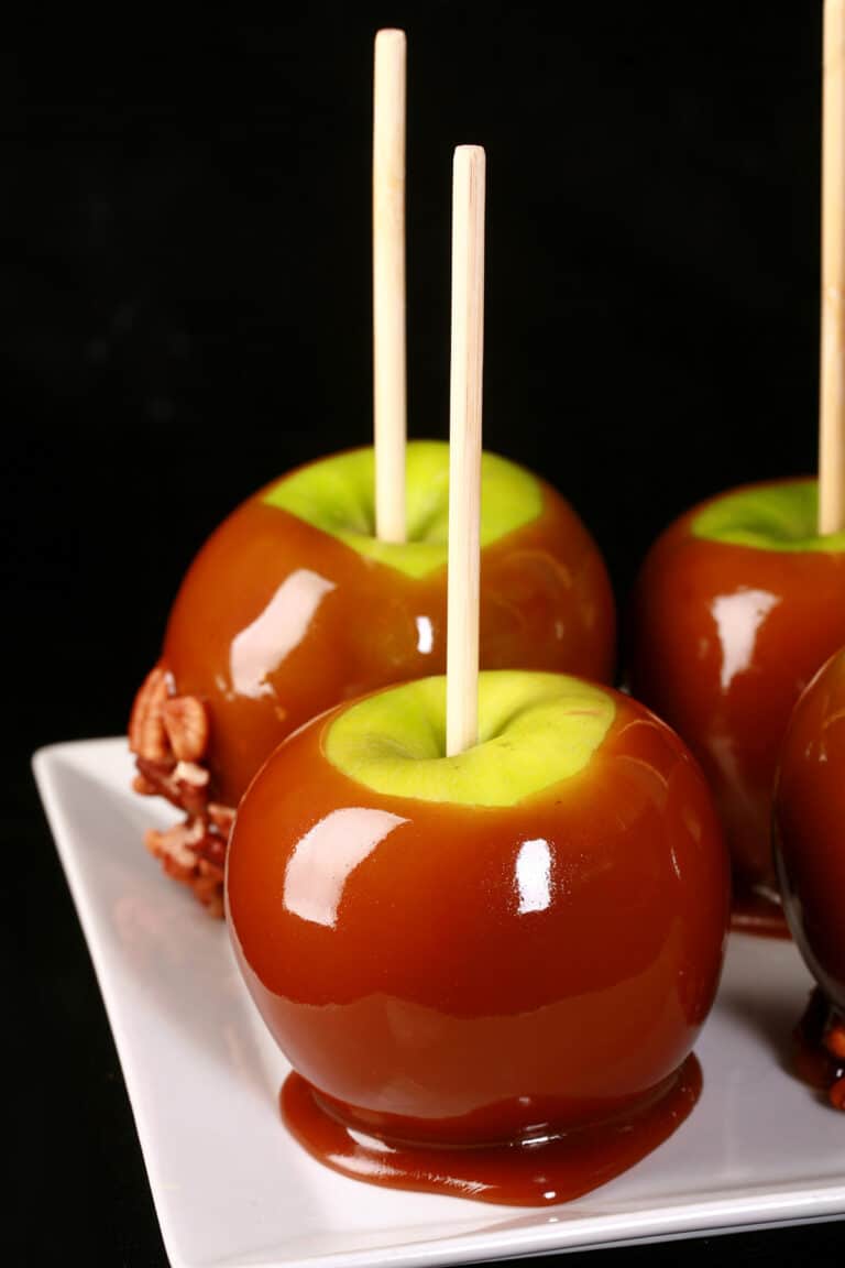 Easy Homemade Maple Caramel Apples - Beyond Flour