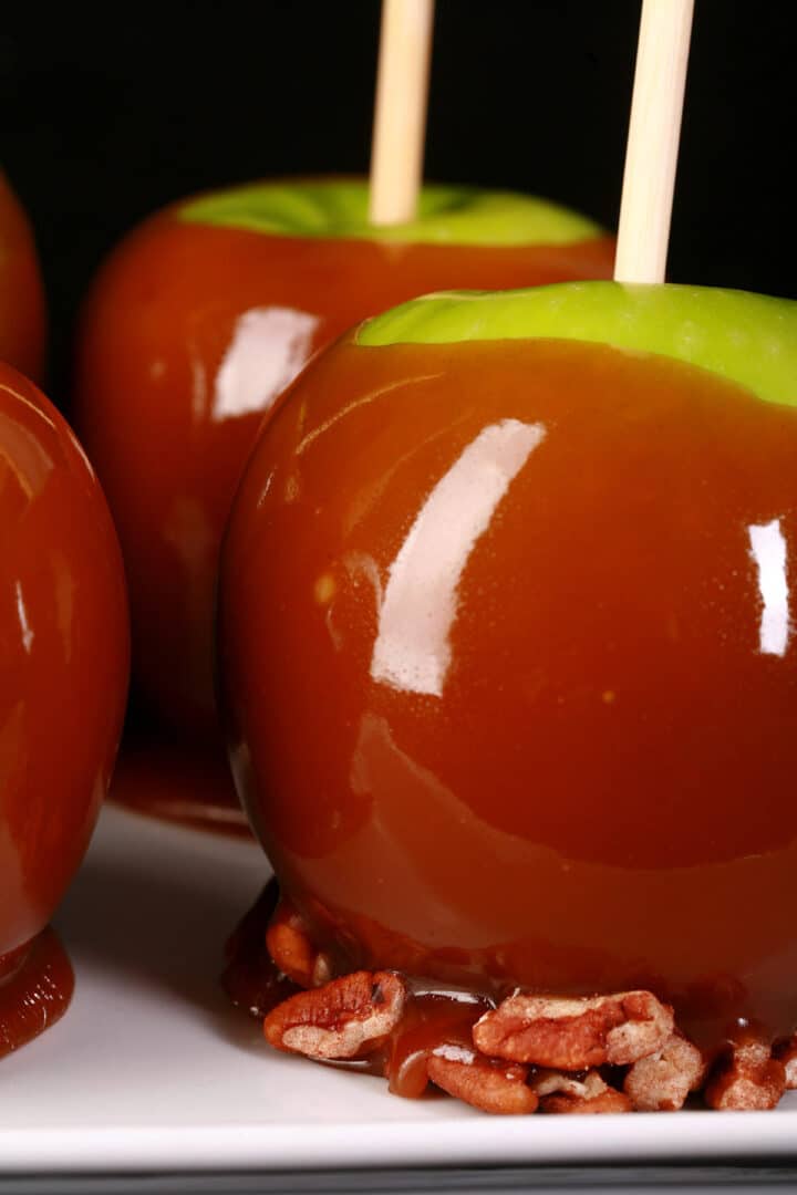 Easy Homemade Maple Caramel Apples - Beyond Flour