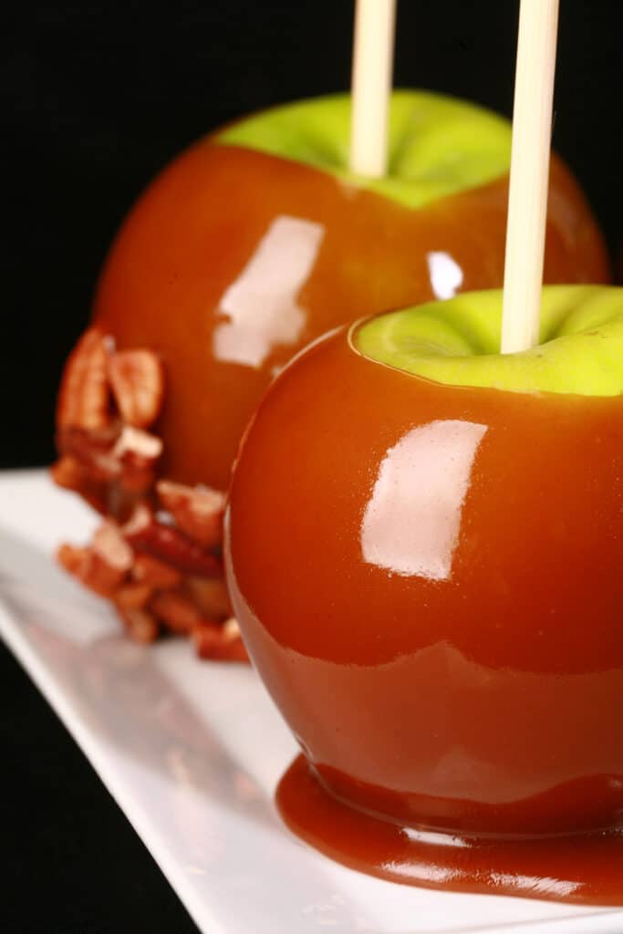 Easy Homemade Maple Caramel Apples - Beyond Flour