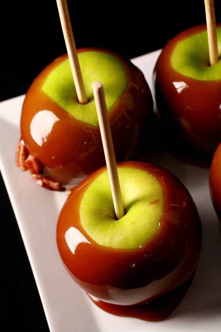 Easy Homemade Maple Caramel Apples - Beyond Flour