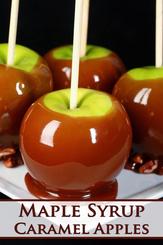 Easy Homemade Maple Caramel Apples - Beyond Flour