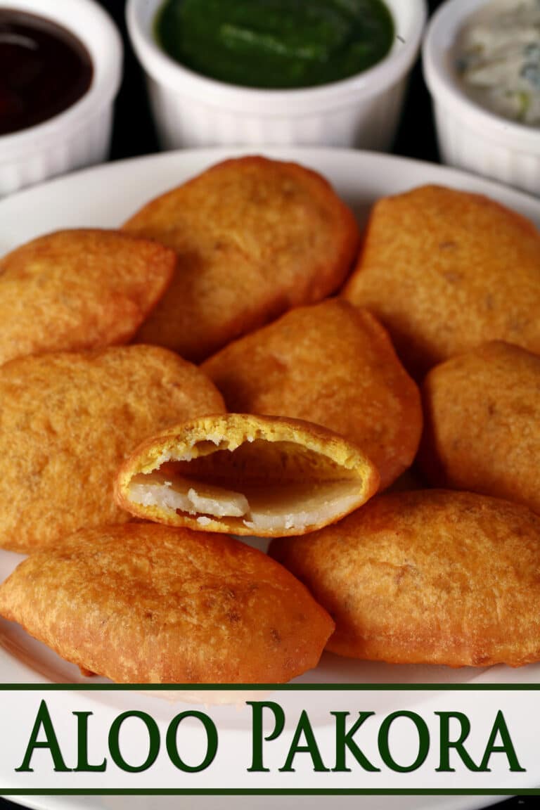 Aloo Pakora Recipe [Battered Potato Fritters] - Beyond Flour