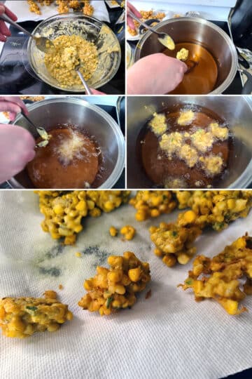 Sweet Corn Pakoda Recipe [Corn Pakoda] - Beyond Flour
