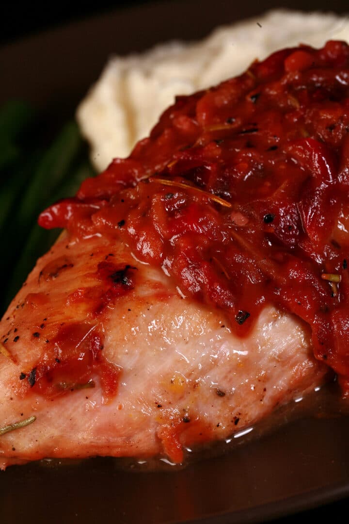 One Pan Cranberry Chicken Recipe [Gluten Free!] - Beyond Flour