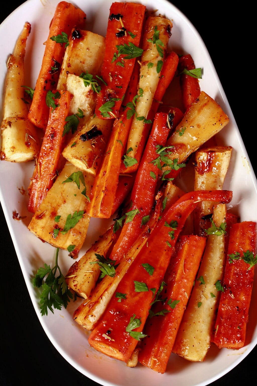 Easy Honey Roasted Carrots and Parsnips Recipe - Beyond Flour