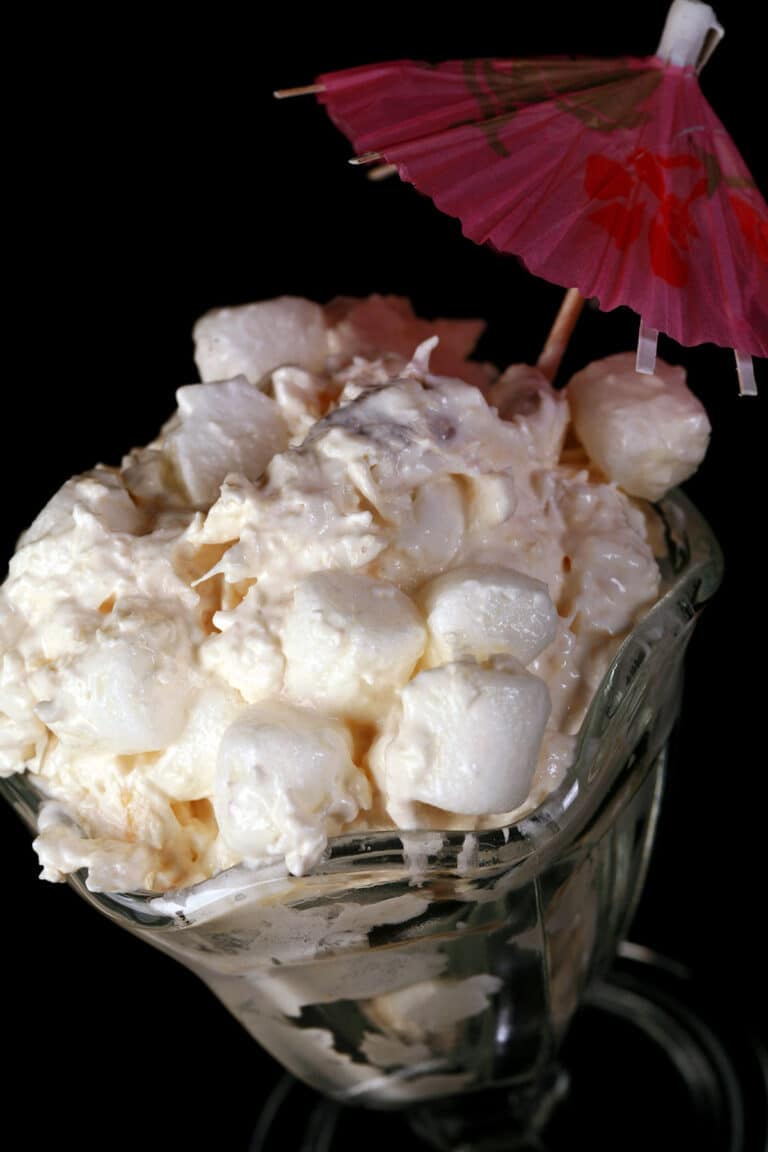 Easy Pina Colada Fluff Salad Recipe - Beyond Flour