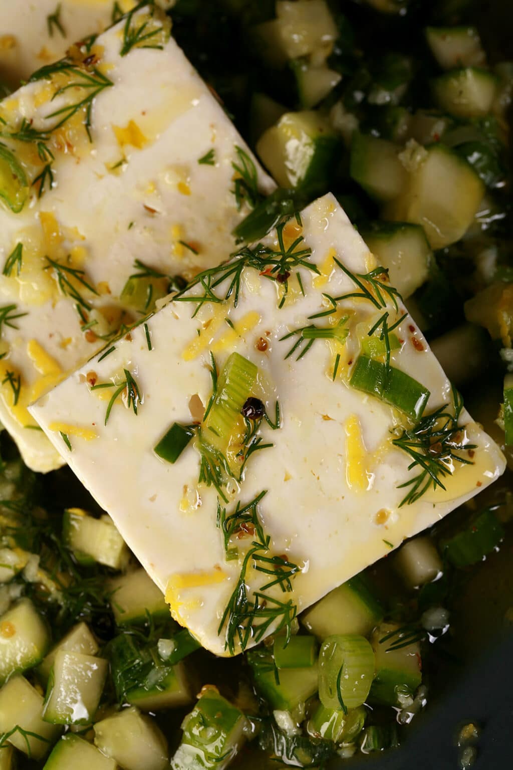 Marinated Feta Cheese Recipe [Lemon and Herbs] - Beyond Flour