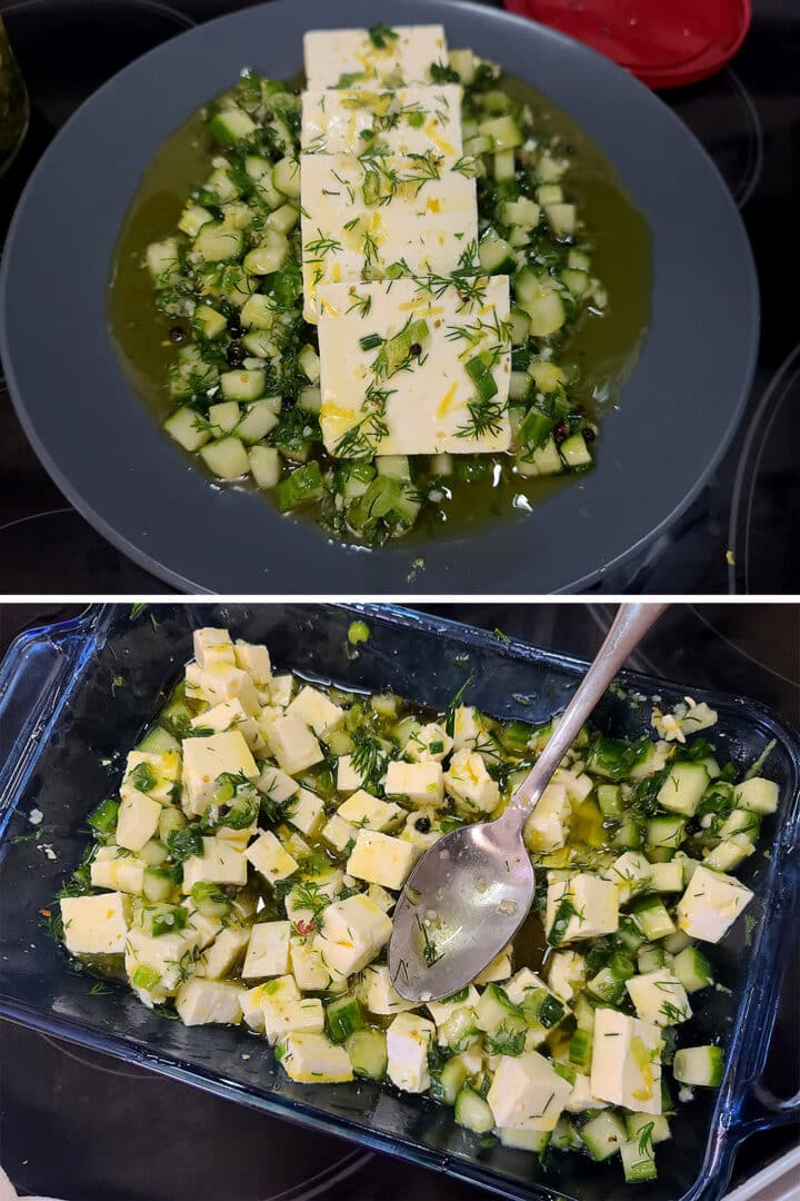 Marinated Feta Cheese Recipe [Lemon and Herbs] - Beyond Flour
