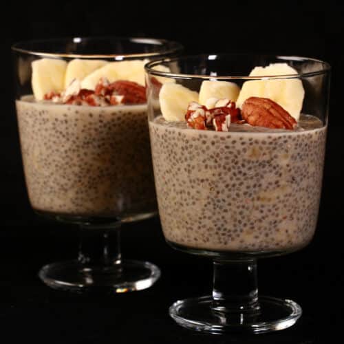 Festive Eggnog Chia Pudding Recipe - Beyond Flour