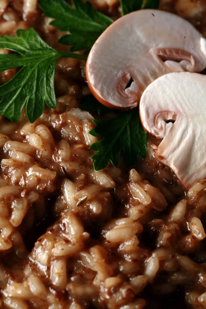 Easy, Creamy Mushroom Risotto Recipe - Beyond Flour