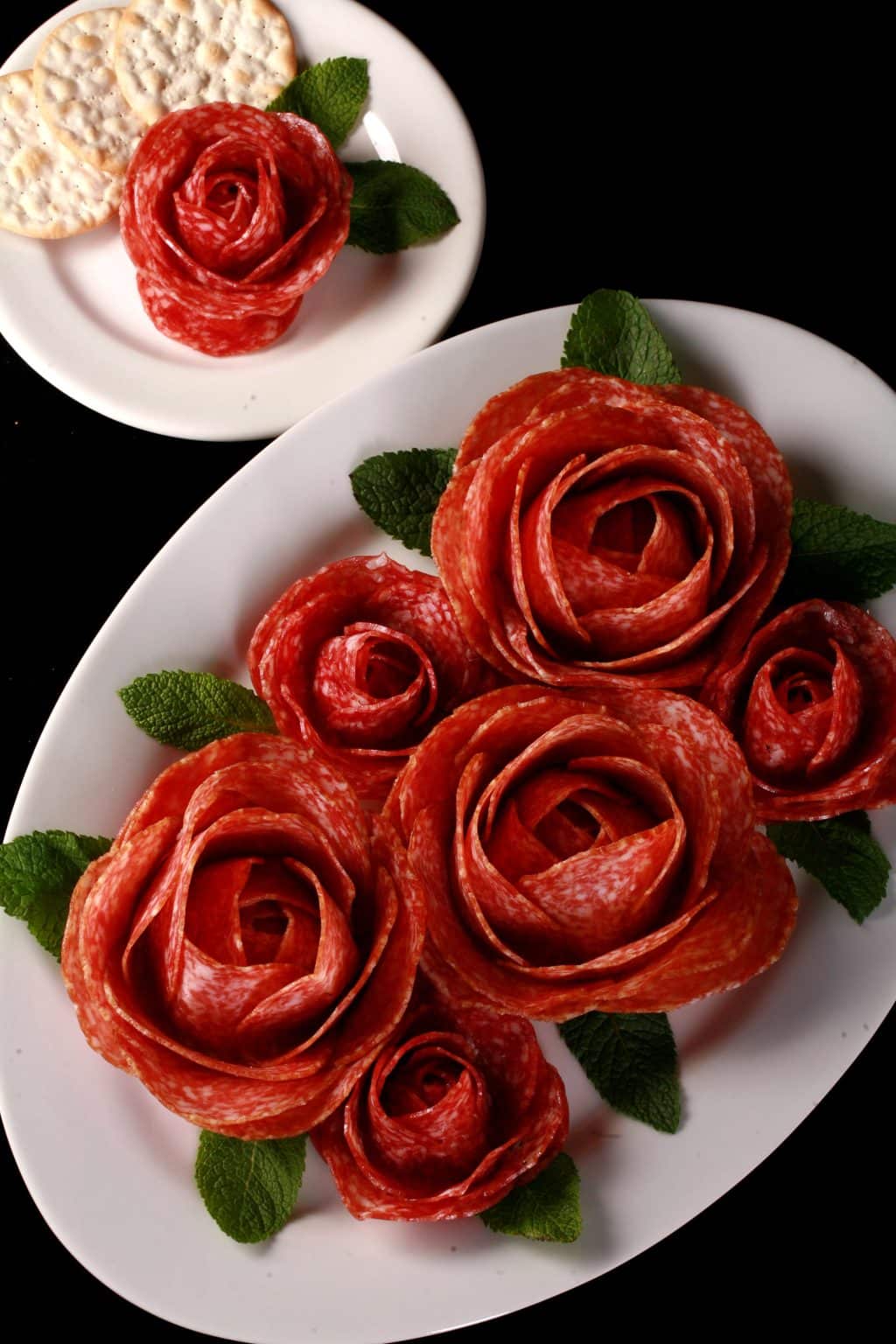 How to Make Salami Roses for Charcuterie Boards - Beyond Flour