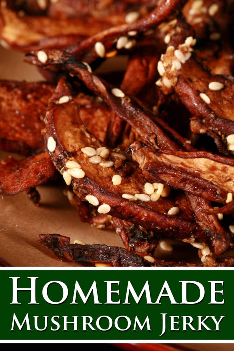 Homemade Mushroom Jerky Recipe [2 Original Flavours] - Beyond Flour
