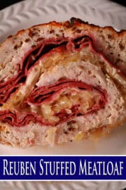 Reuben Stuffed Meatloaf Recipe [Gluten Free & Low Carb!] - Beyond Flour